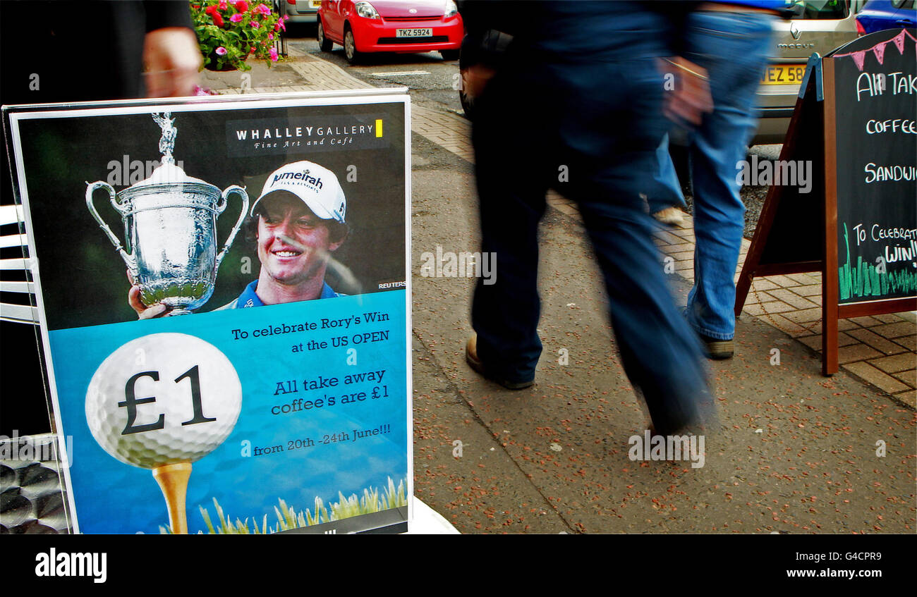 Rory McIlroy wins US Open Stock Photo - Alamy