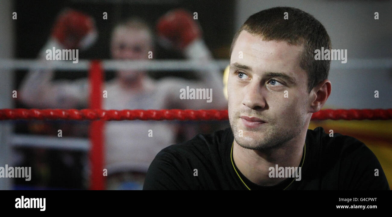 Boxing - Ricky Burns Photocall - Fighting Scots Gym Stock Photo - Alamy