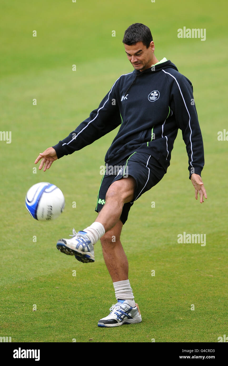 Surreys zander de bruyn during the warm up hi-res stock photography and ...