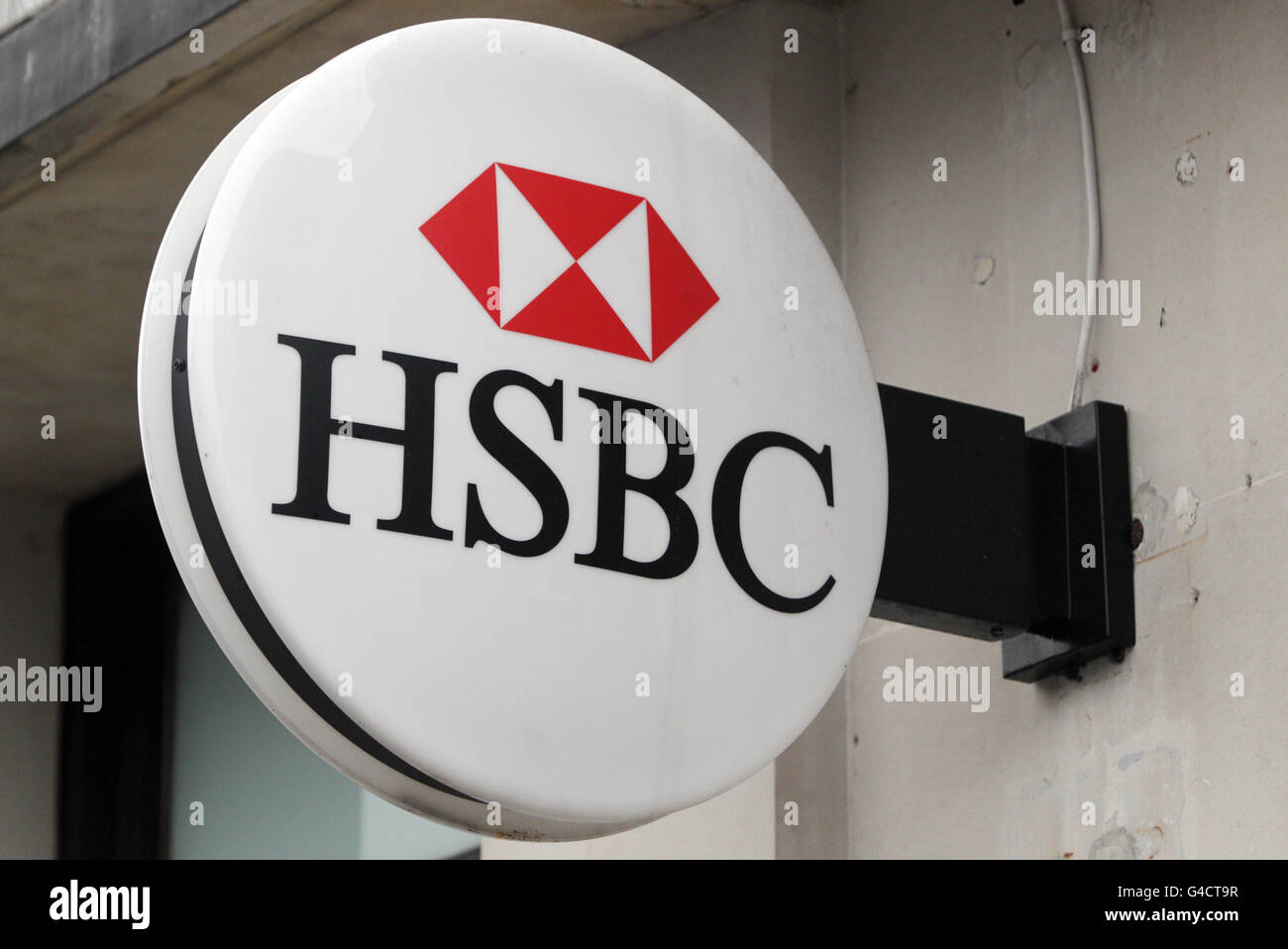 FTSE 100. A general view of a sign for HSBC, London Stock Photo - Alamy