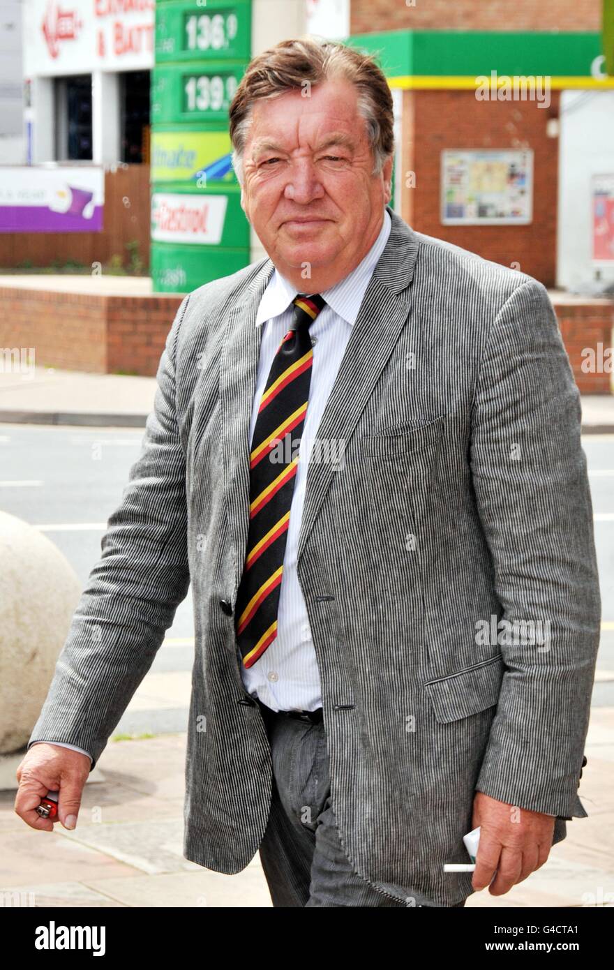 Fashion entrepreneur George Davies outside Worcester Magistrates Court ...