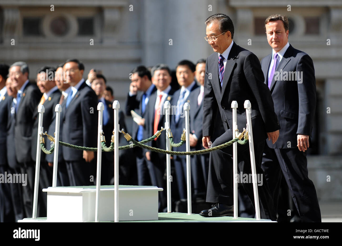 Chinese Premier Wen Jiabao visits UK Stock Photo - Alamy