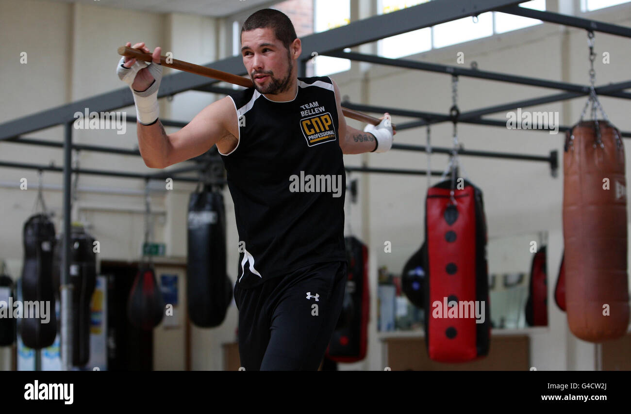 Liverpool boxer Tony Bellew during a photocall at the Rotunda ABC ...