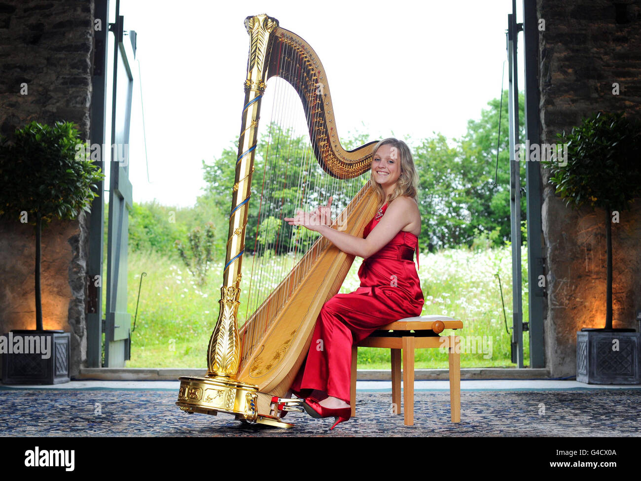New official harpist hi-res stock photography and images - Alamy