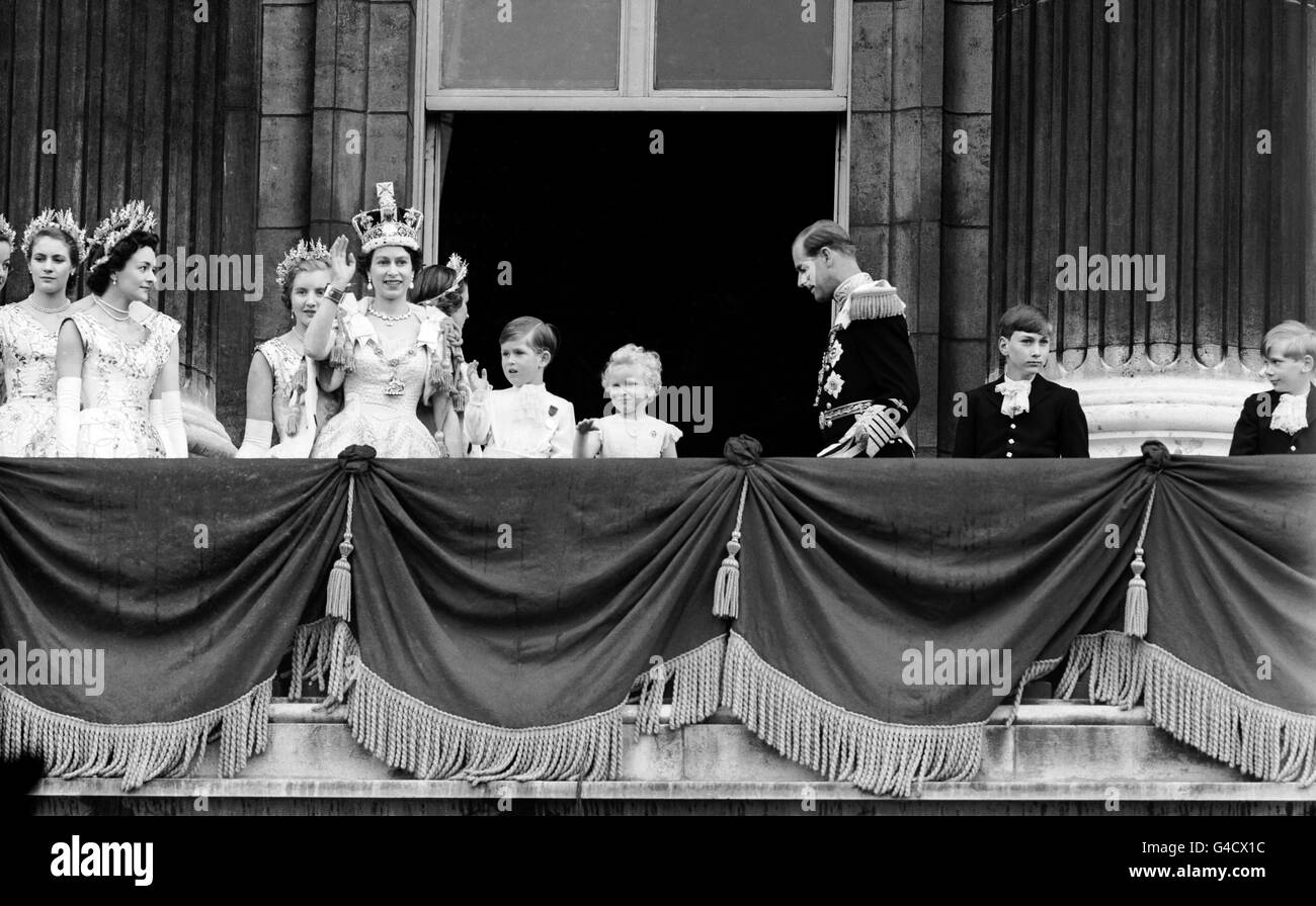 Royalty - Coronation of Queen Elizabeth II - London Stock Photo - Alamy