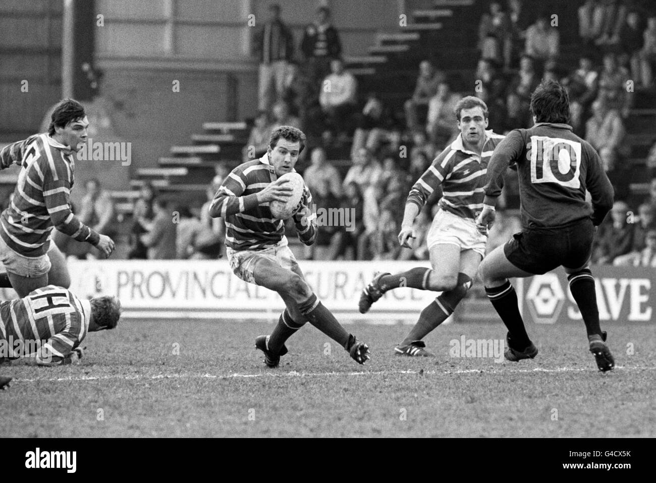 Rugby attack Black and White Stock Photos & Images - Alamy
