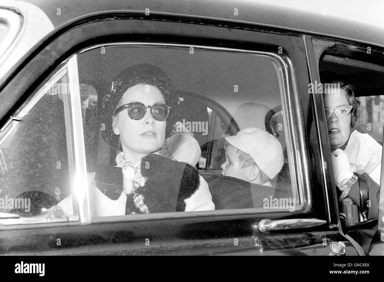Princess Grace of Monaco with her children, Prince Albert and Princess ...
