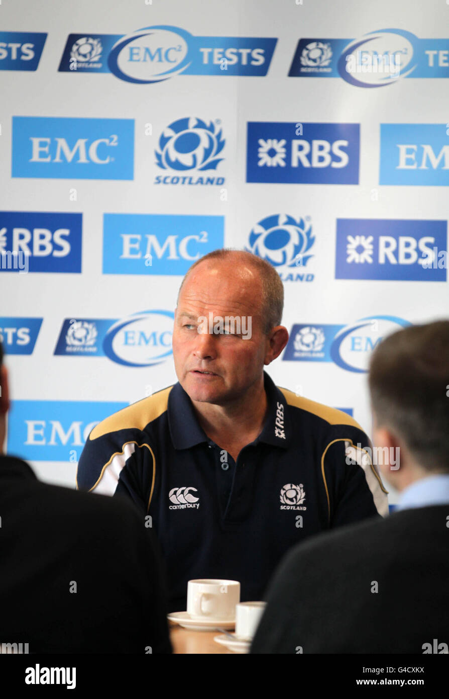 Rugby Union - Andy Robinson World Cup Briefing - Murrayfield. Scotland ...