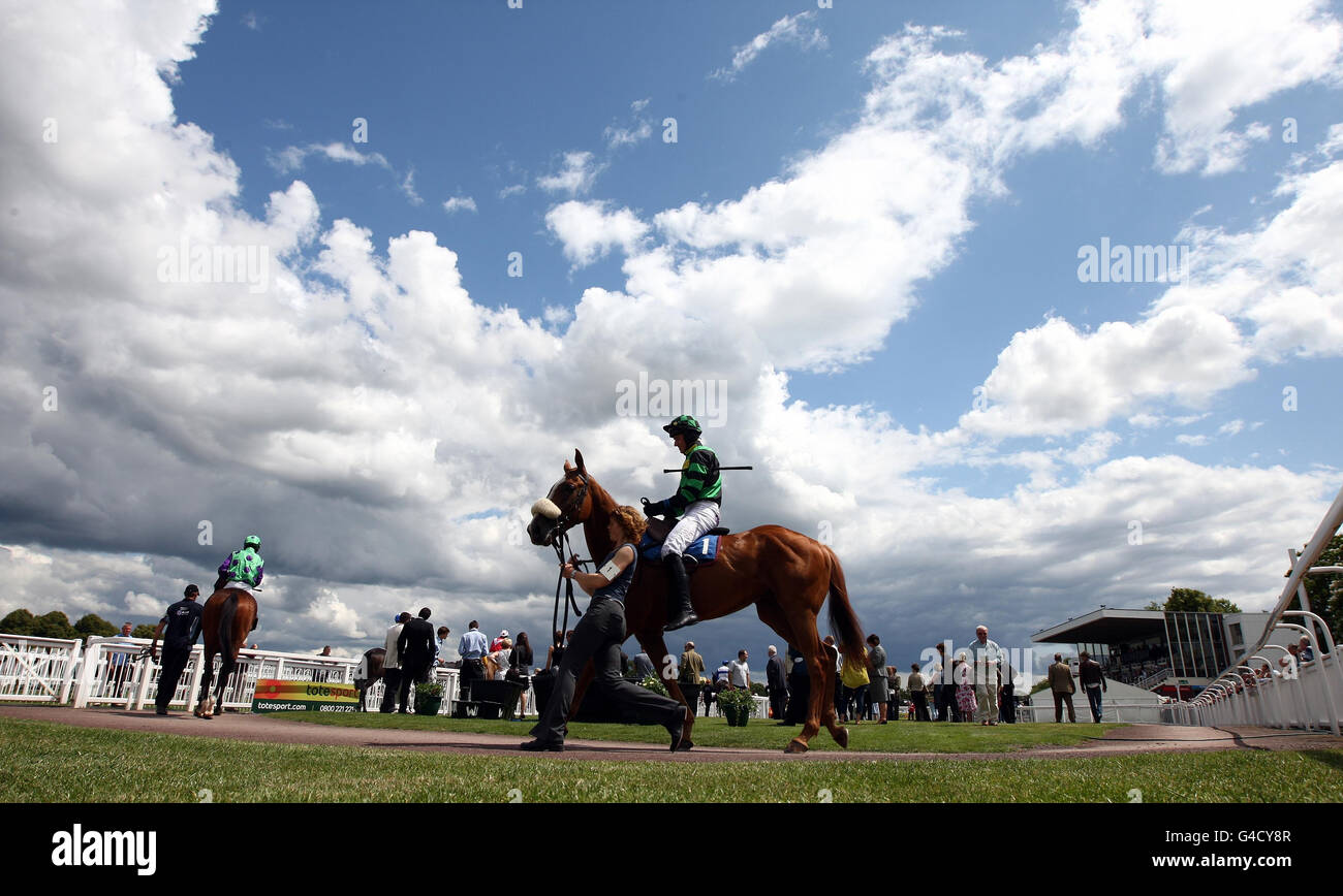 Worcester racecourse general view hi-res stock photography and images ...