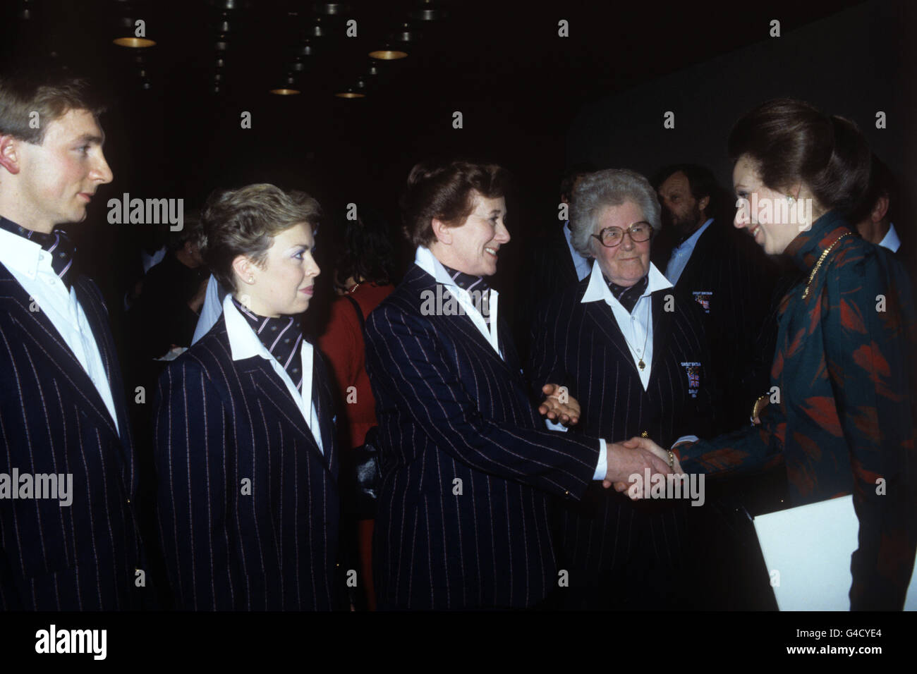 (L-R) British Ice Dancers Christopher Dean, Jayne Torvill and their ...