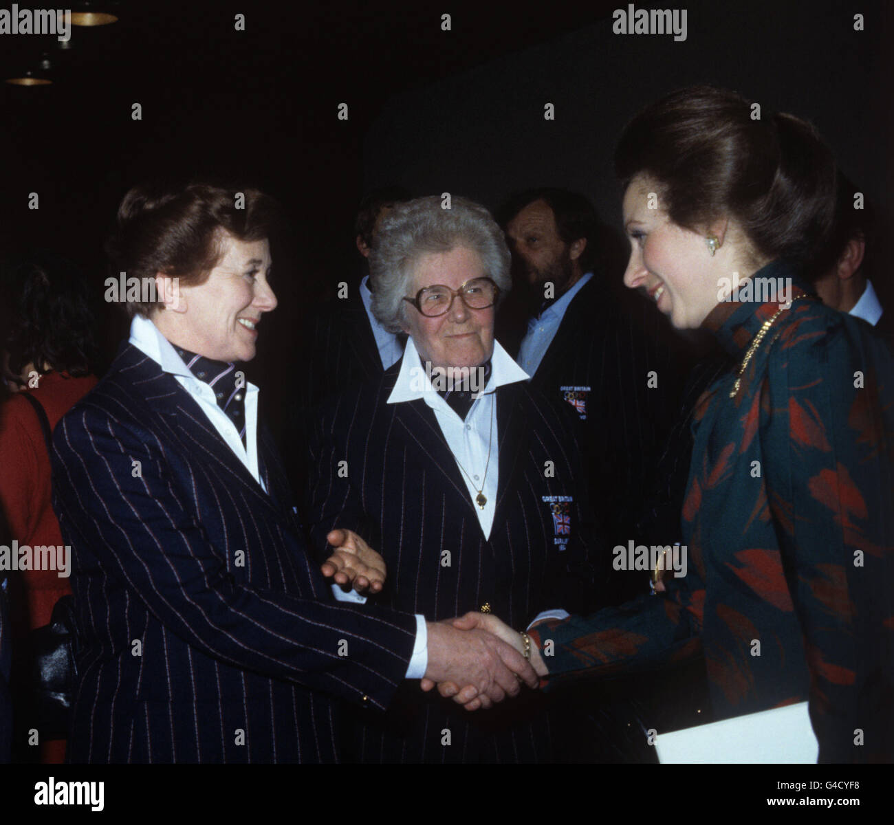 British Ice Dancers Christopher Dean and Jayne Torvill's (not pictured ...