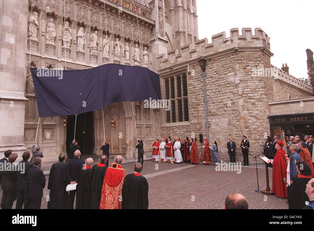 Ten new statues commemorating Christian martyrs are unveiled over the ...