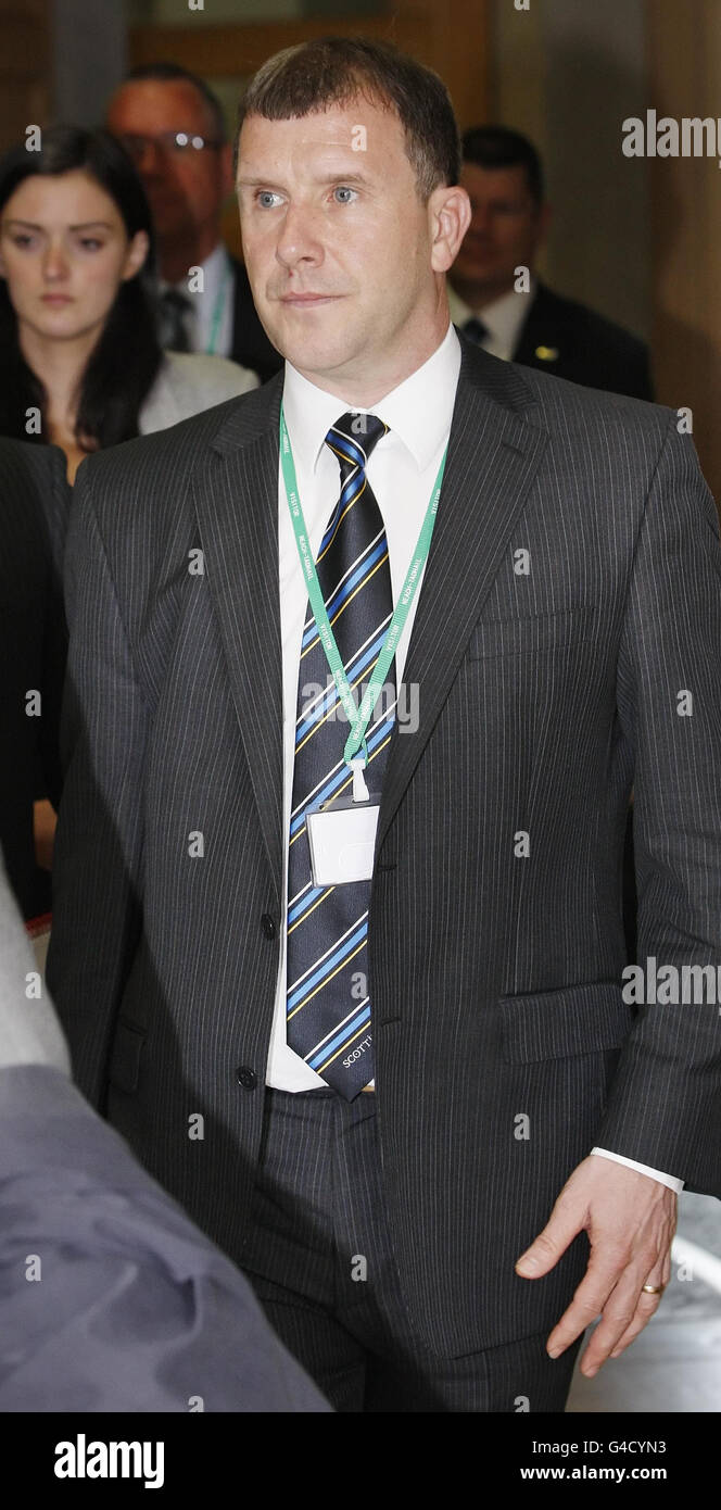 Scottish Football Association chief executive Stewart Regan, at the ...