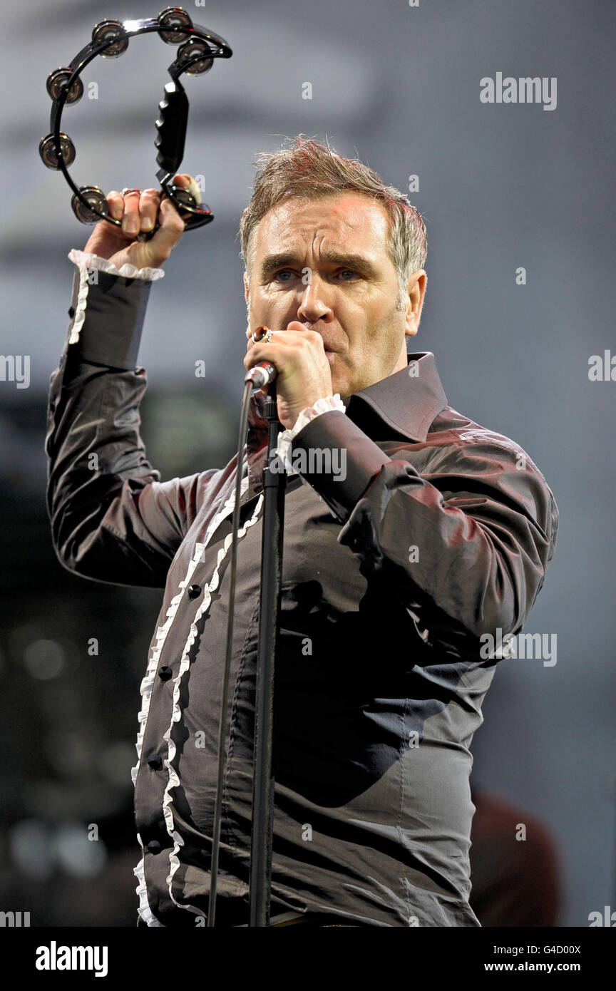 Morrissey glastonbury hi-res stock photography and images - Alamy