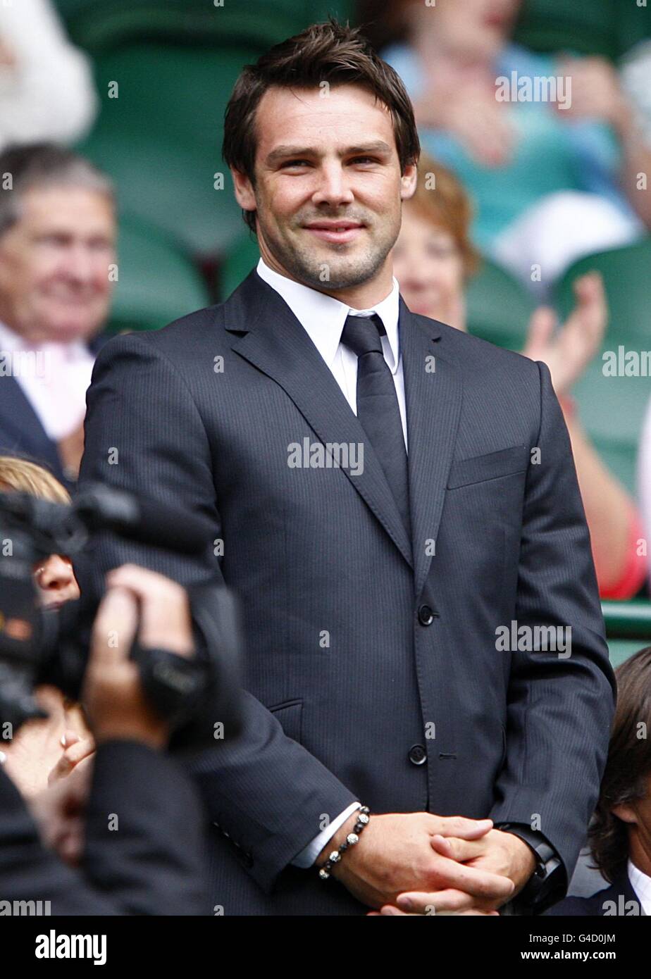 England rugby player Ben Foden in the royal box on day six of the 2011 ...