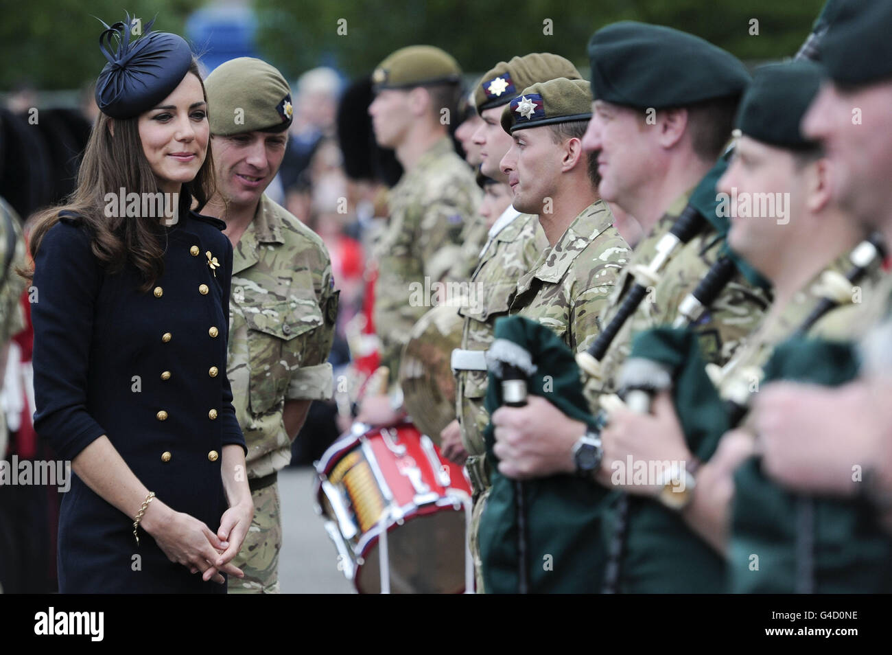 The Duke And Duchess Of Cambridge At The Victoria Barracks High ...