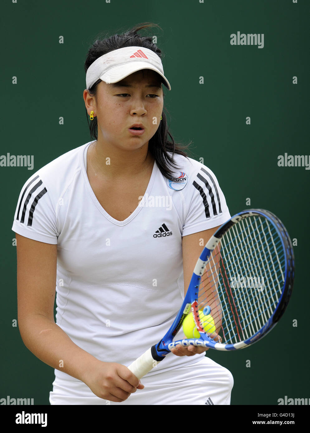 Jessica ren in her match against High Resolution Stock Photography and ...