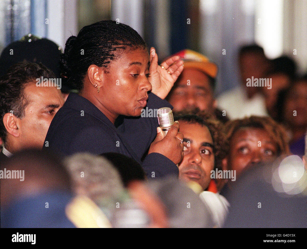 INQUIRY Mrs Lawrence Stock Photo - Alamy