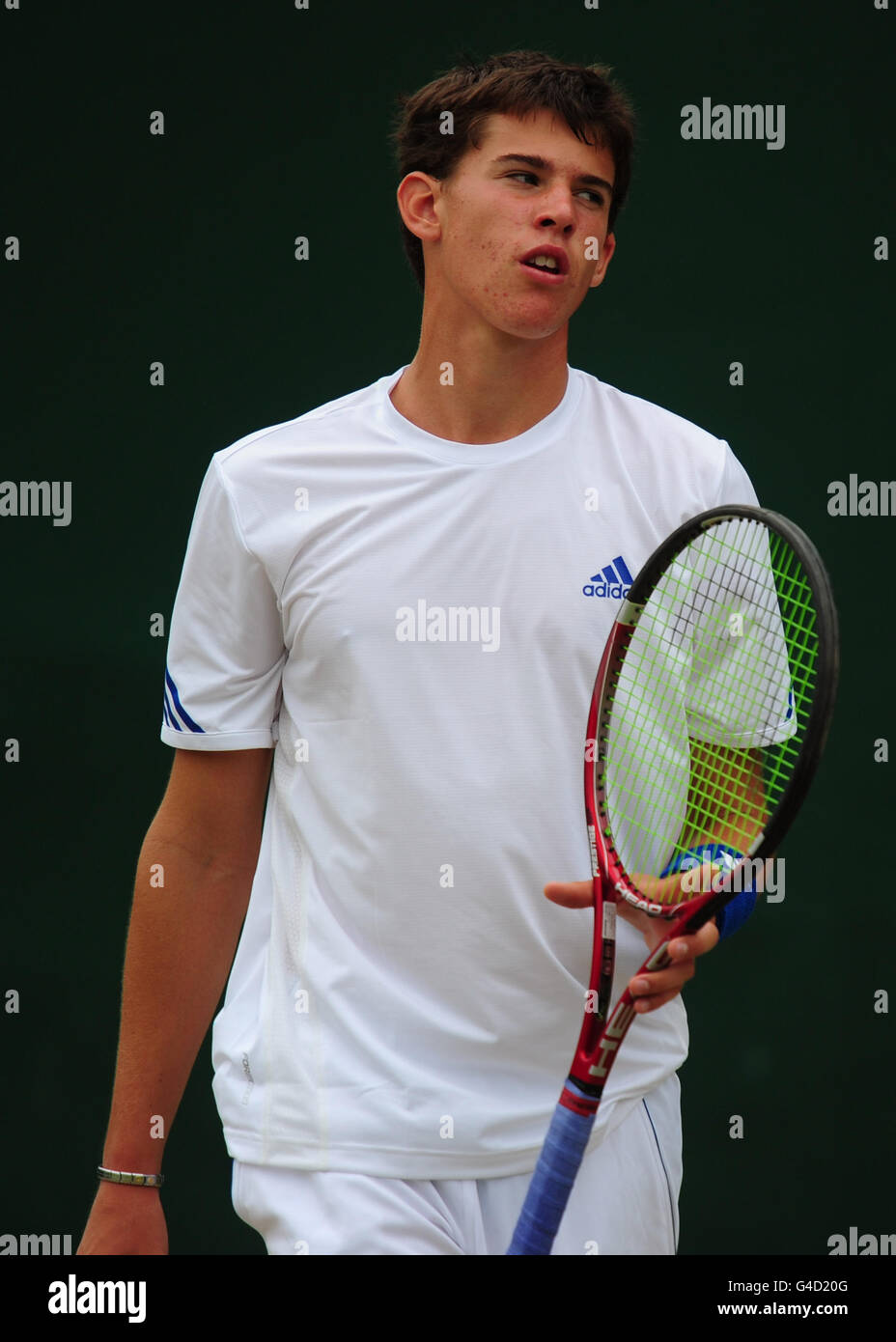 Croatia's Mate Pavic in action during his match Great Britain's Evan ...