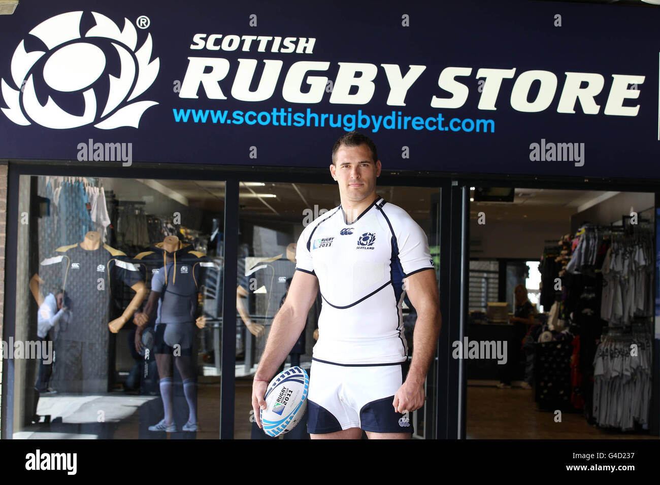 Rugby Union - Scotland Kit Unveiling - Murrayfield Stock Photo - Alamy