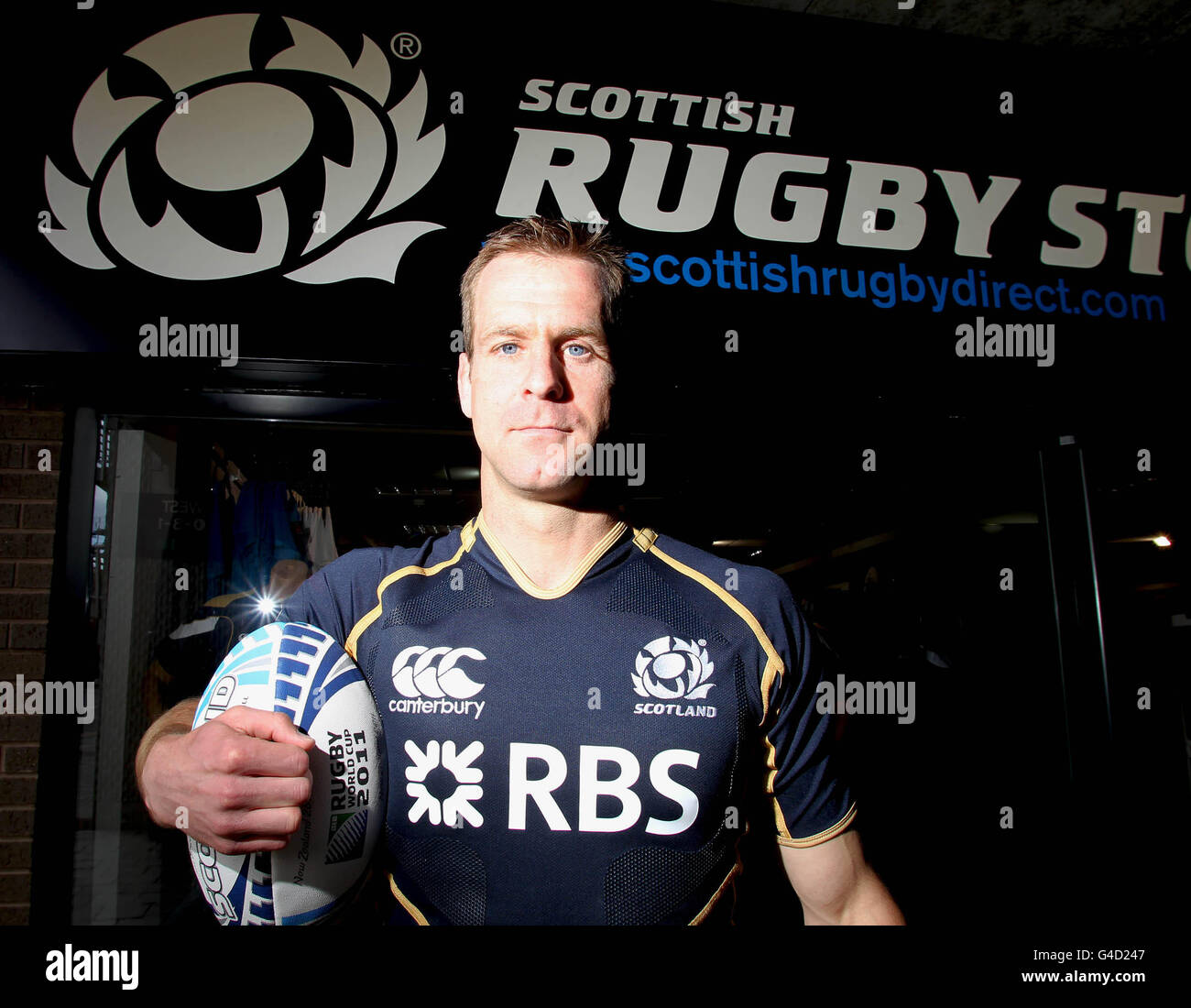 Scotland's Chris Paterson during the new Scotland kit unveiling at the ...