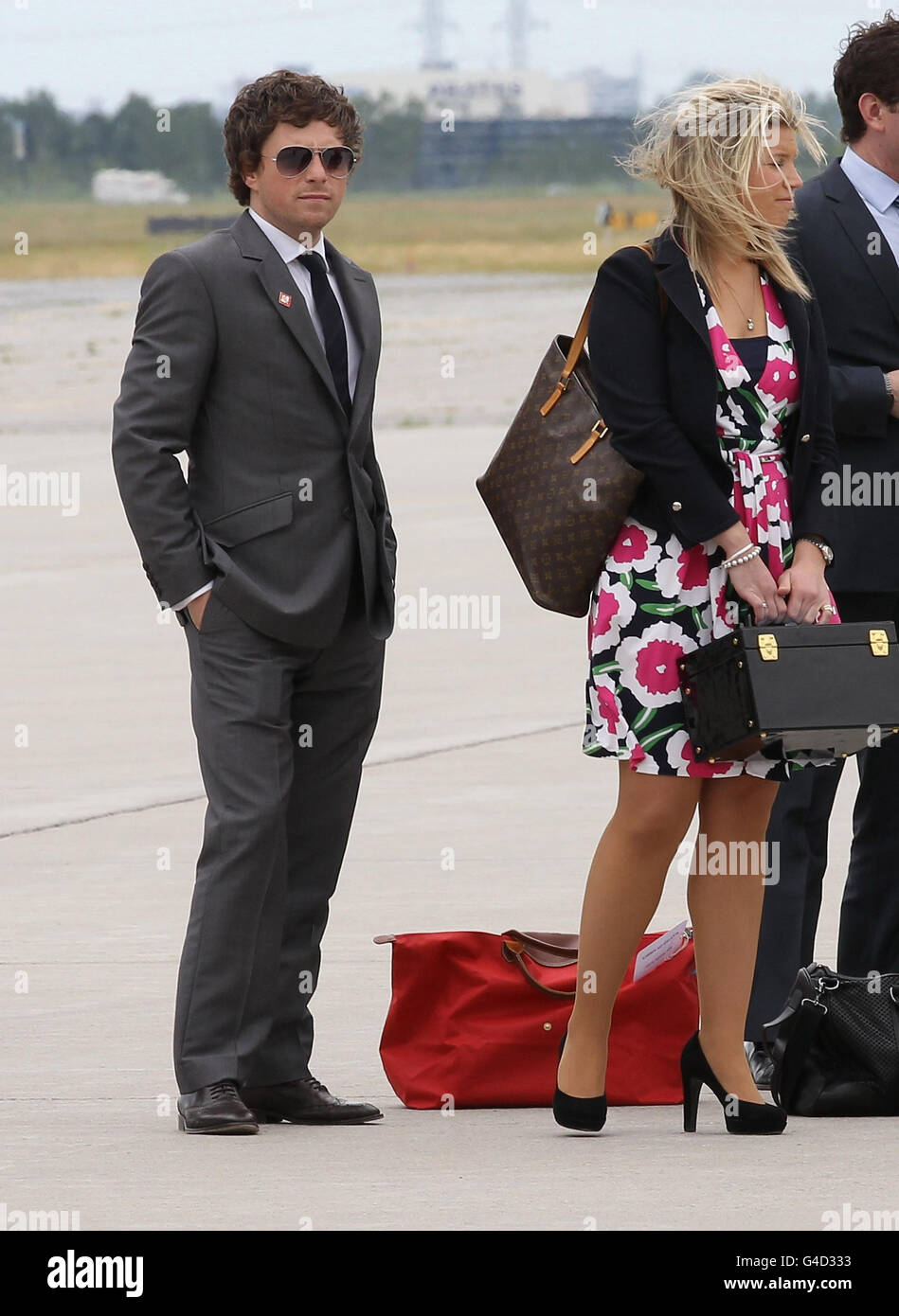 The Duchess of Cambridge's hairdresser James Pryce (left) arrives at ...