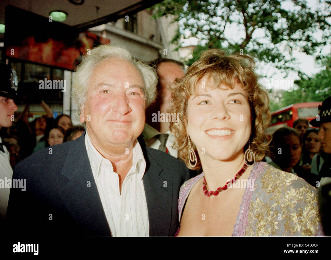 PA NEWS PHOTO: 1/7/98 FILM DIRECTOR MICHAEL WINNER AND COMPANION ...