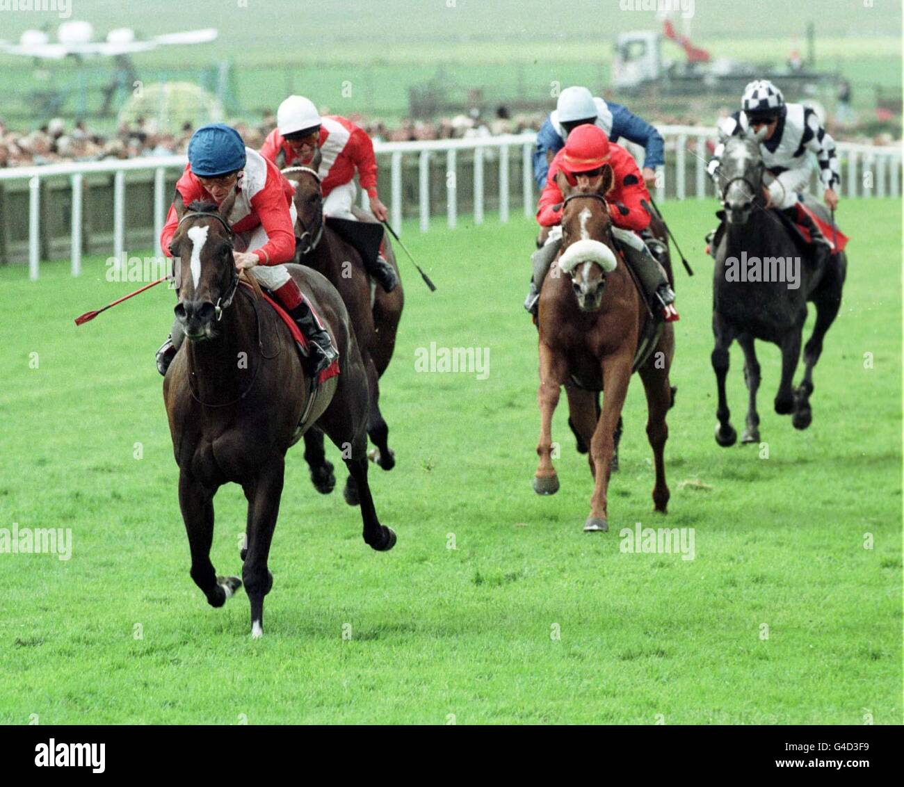 RACING Newmarket. Lovers Knot with John Reid up wins the Falmouth ...