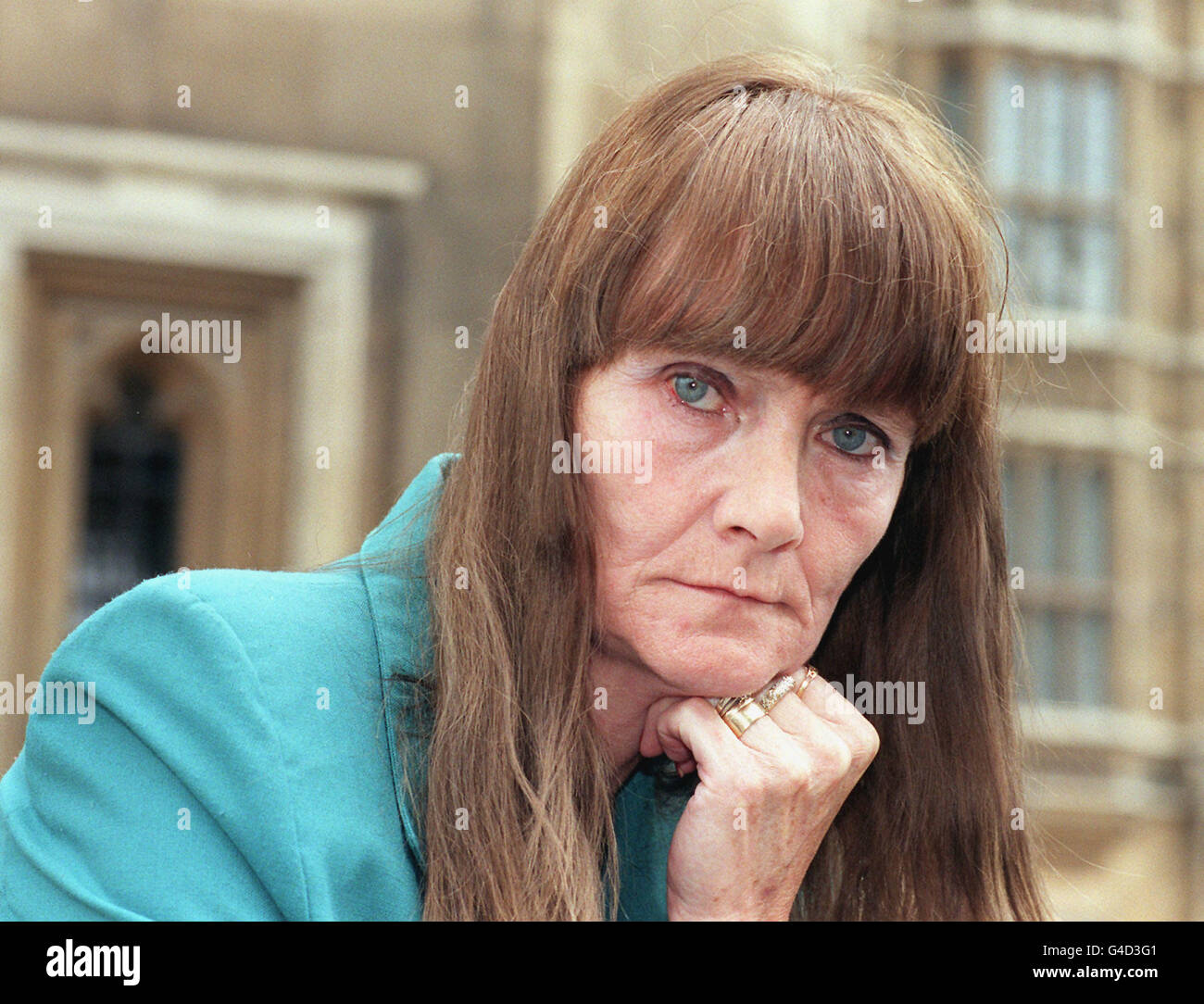 Audrey Kinsella outside the House of Commons today (Wed), following a ...