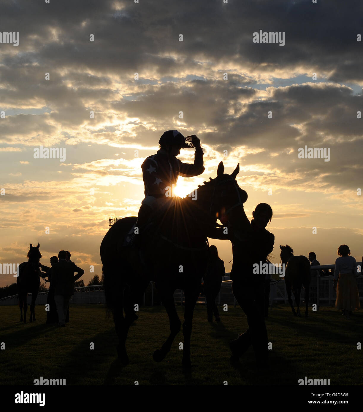 Horse racing epsom live featuring texas epsom downs hi-res stock ...