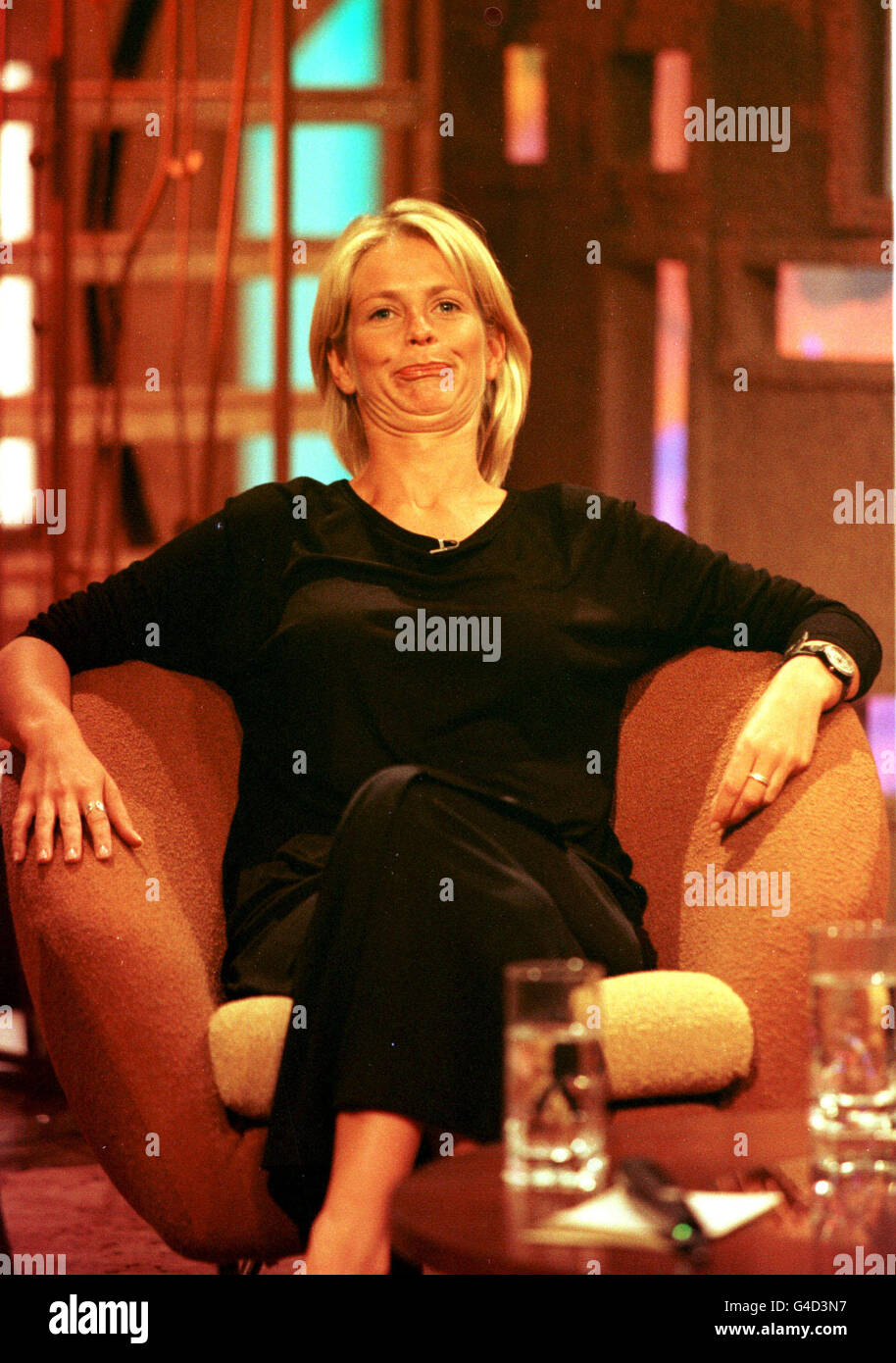 PA NEWS PHOTO 9/7/98 TV PERSONALITY ULRIKA JONSSON, ON THE CHANNEL 4 ...