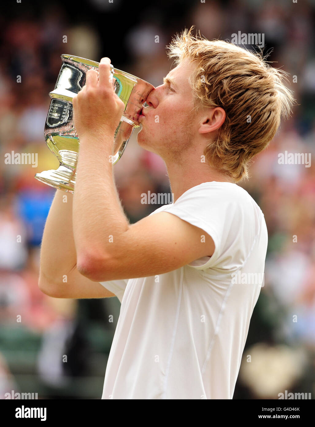 Australias luke saville in the boys singles final hi-res stock ...