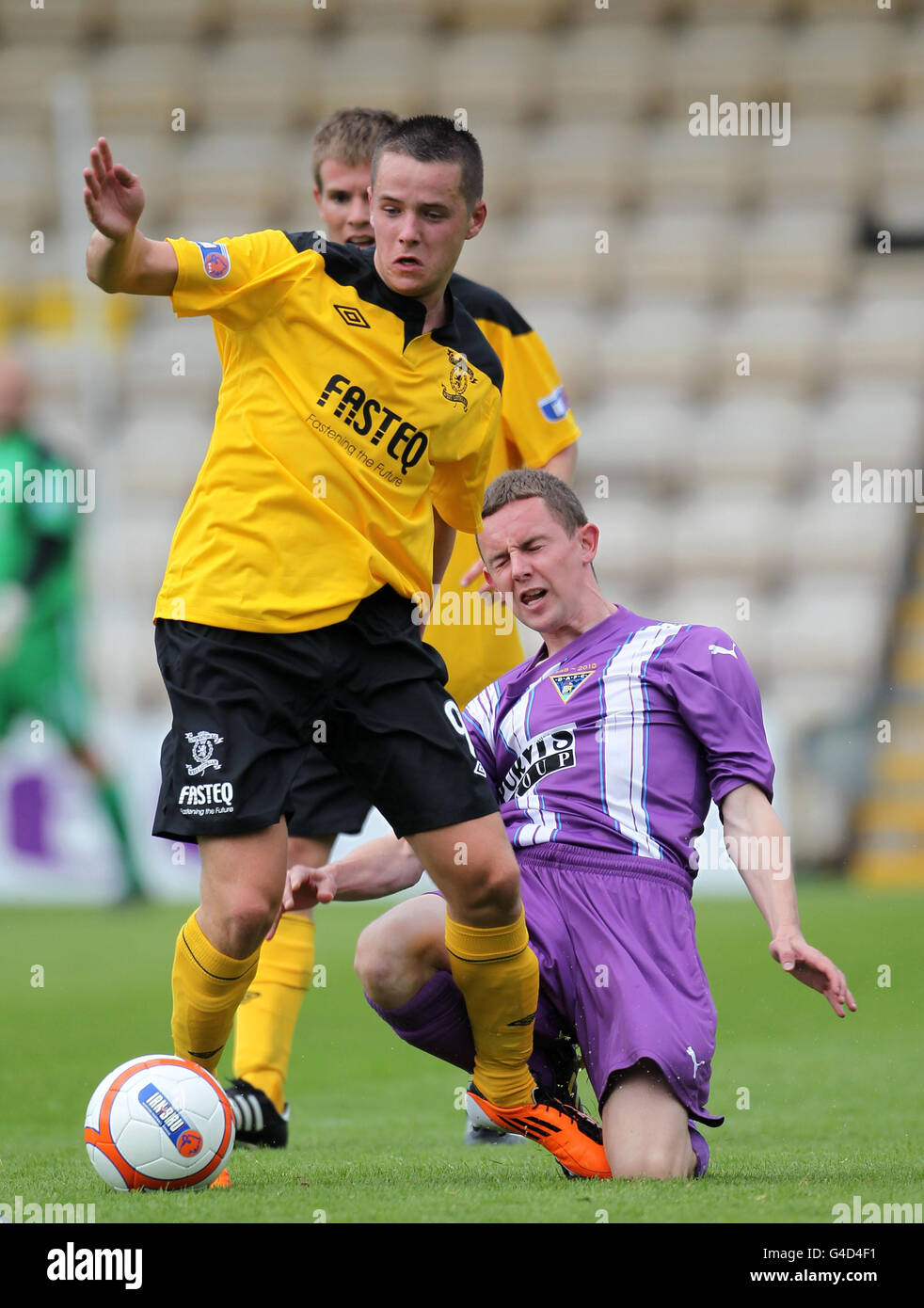 Dunfermlines liam buchanan livingstons mark mcnulty pre friendly ...