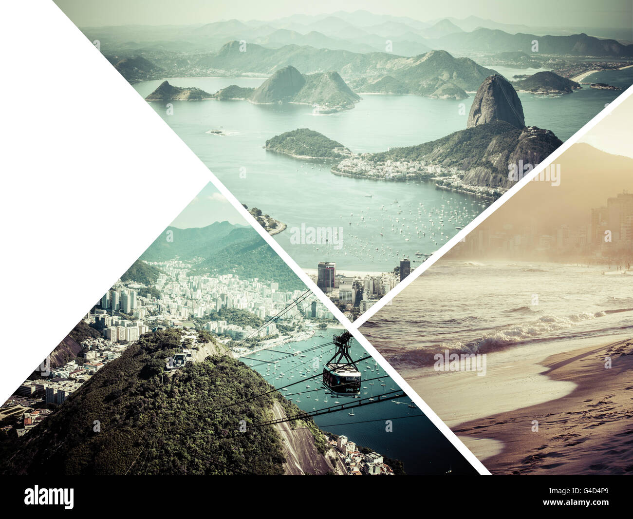 Collage of Rio de Janeiro (Brazil) images - travel background (my ...
