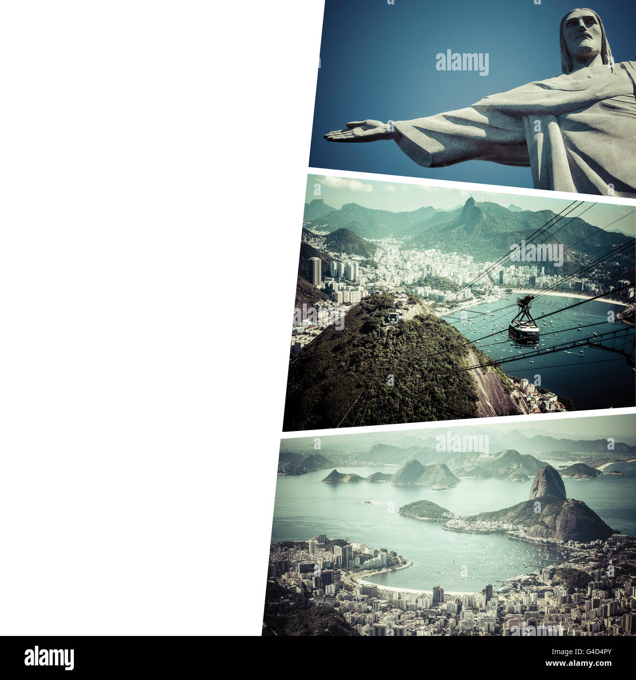 Collage of Rio de Janeiro (Brazil) images - travel background (my ...