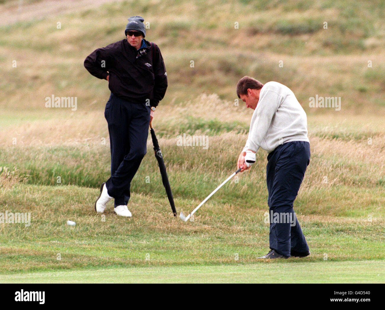 David leadbetter with nick faldo hi-res stock photography and images ...