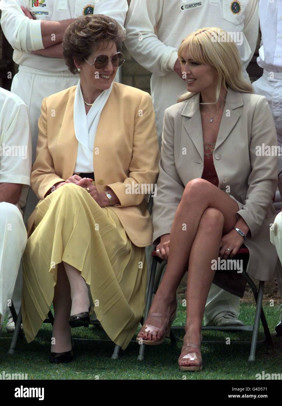 Norma Major, wife of former Prime Minister John Major (left), and her ...
