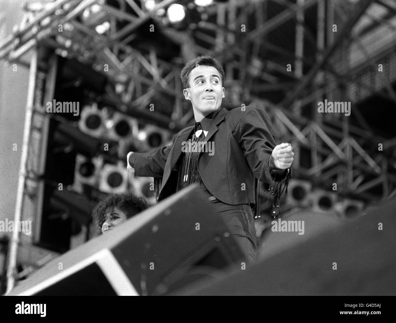 On stage for their last sell out concert at wembley stadium hi-res ...