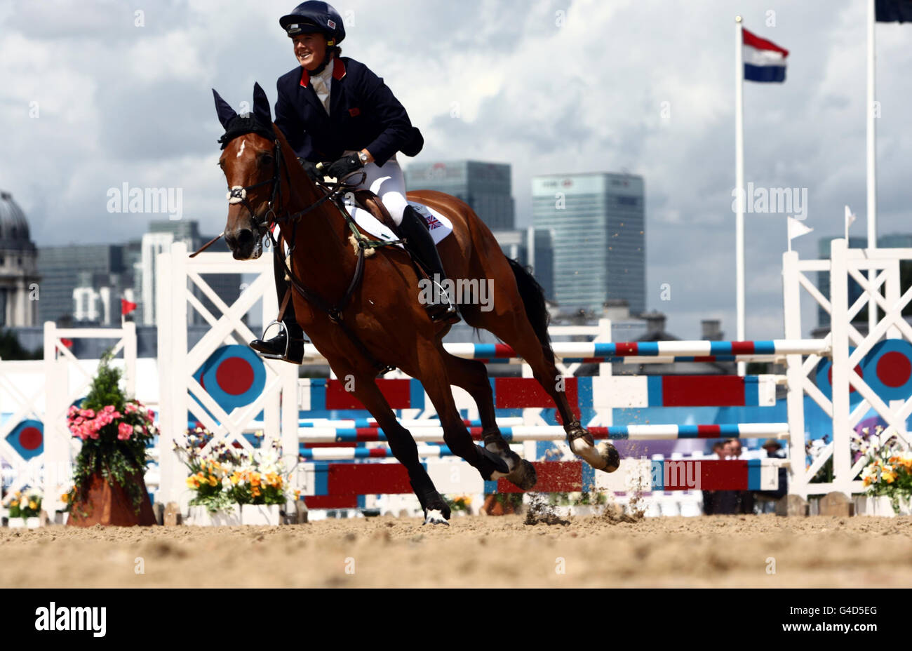 Great Britain's Pippa Funnell riding Billy Shannon in the Jumping ...