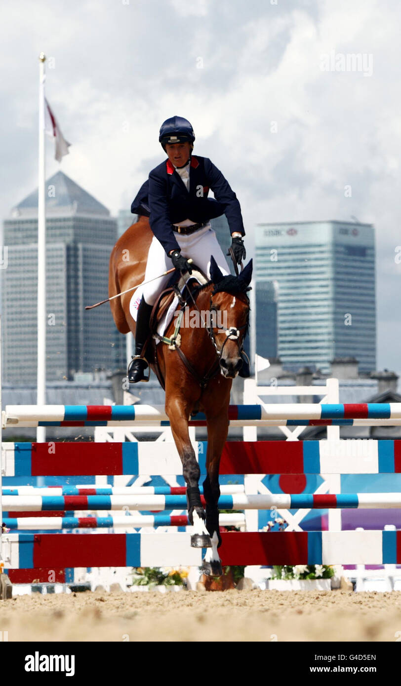 Great Britain's Pippa Funnell riding Billy Shannon in the Jumping ...