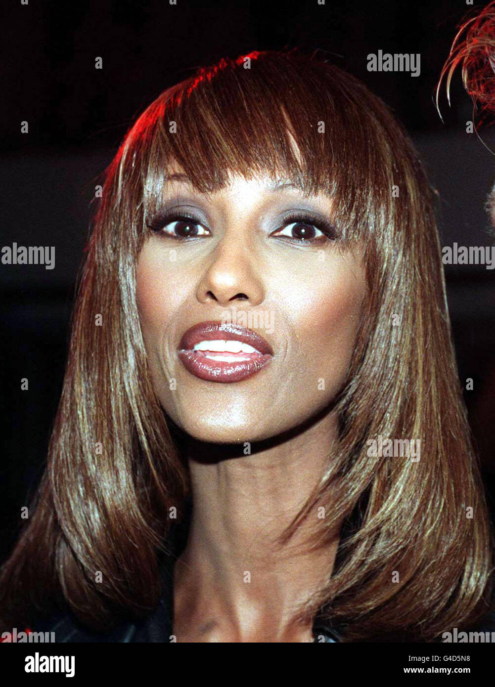 Supermodel iman hi-res stock photography and images - Alamy
