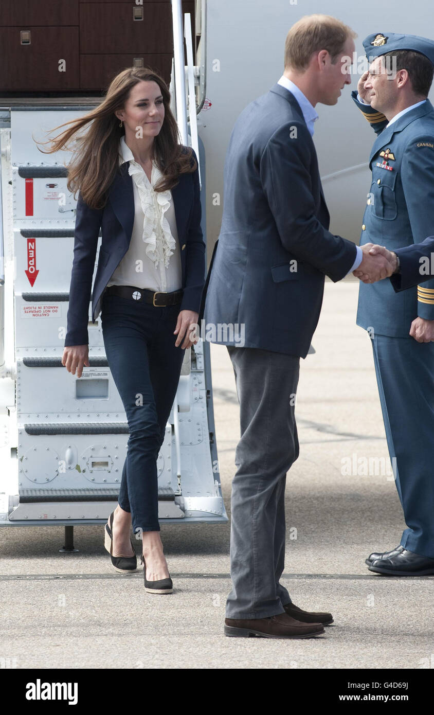 The Duke and Duchess of Cambridge visit Slave Lake, Northern Alberta in ...
