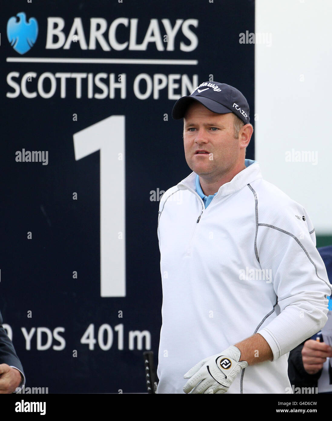 Scotland's Alastair Forsyth during round one of the Barclays Scottish ...
