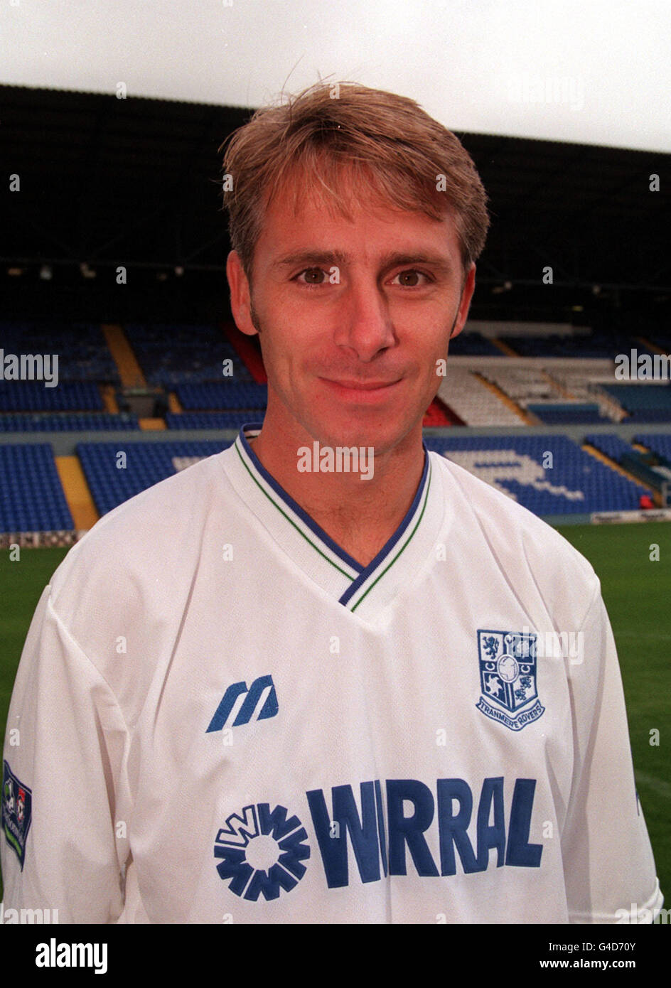 DAVID KELLY OF TRANMERE ROVERS FOOTBALL CLUB Stock Photo - Alamy