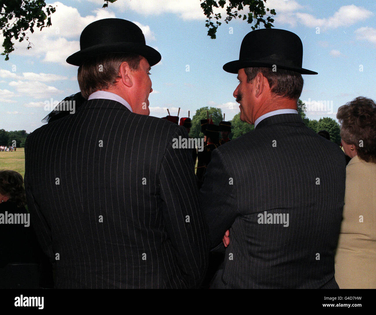 Pinstripe mufti bowler hat hi-res stock photography and images - Alamy