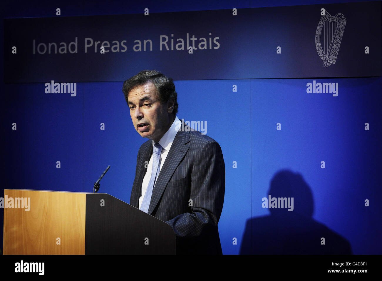 Irish Minister for Justice Alan Shatter pictured at the Government ...