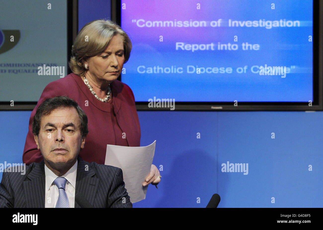 Irish minister justice alan shatter td pictured government press centre ...