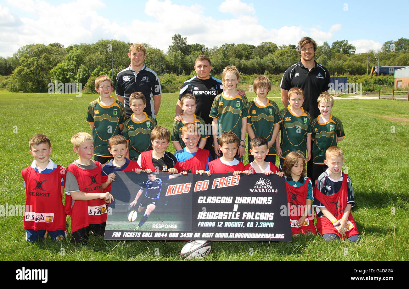 Rugby Union - Glasgow Warriors Promotional Photocall - Bishopton RFC ...