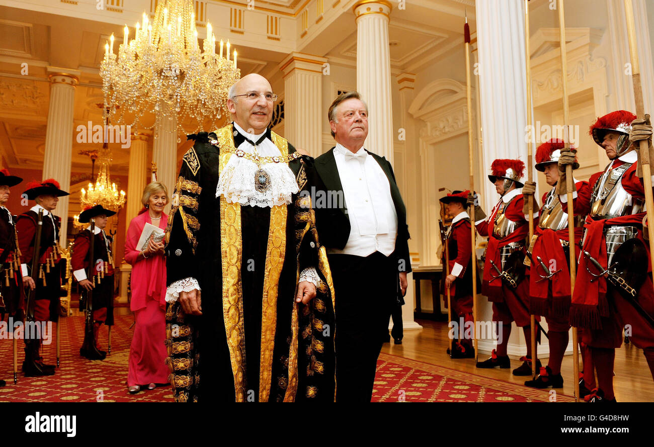 The Lord Mayor hosts annual dinner to Her Majesty's Judges Stock Photo ...