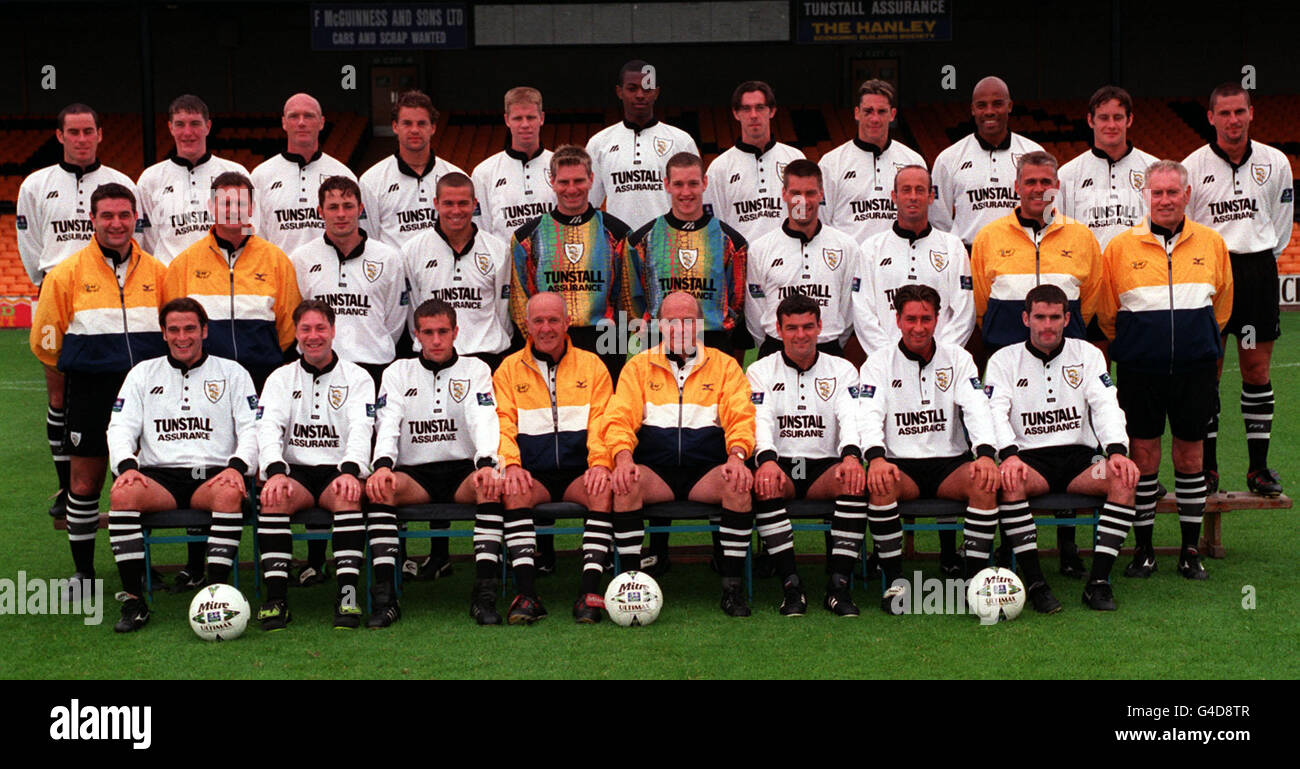 PORT VALE FOOTBALL CLUB. PA NEWS PHOTO 12/8/98 PORT VALE FOOTBALL CLUB ...
